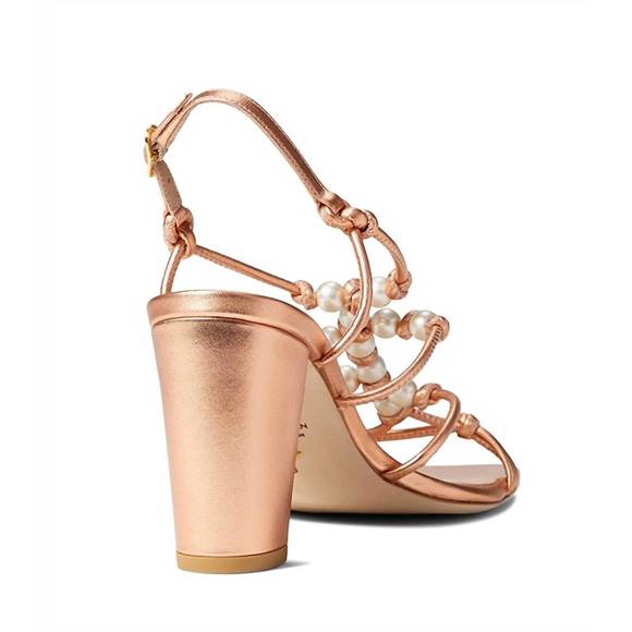 Stuart Weitzman | Shoes | New Stuart Weitzman Pearl Knot 8 Block Heels ...